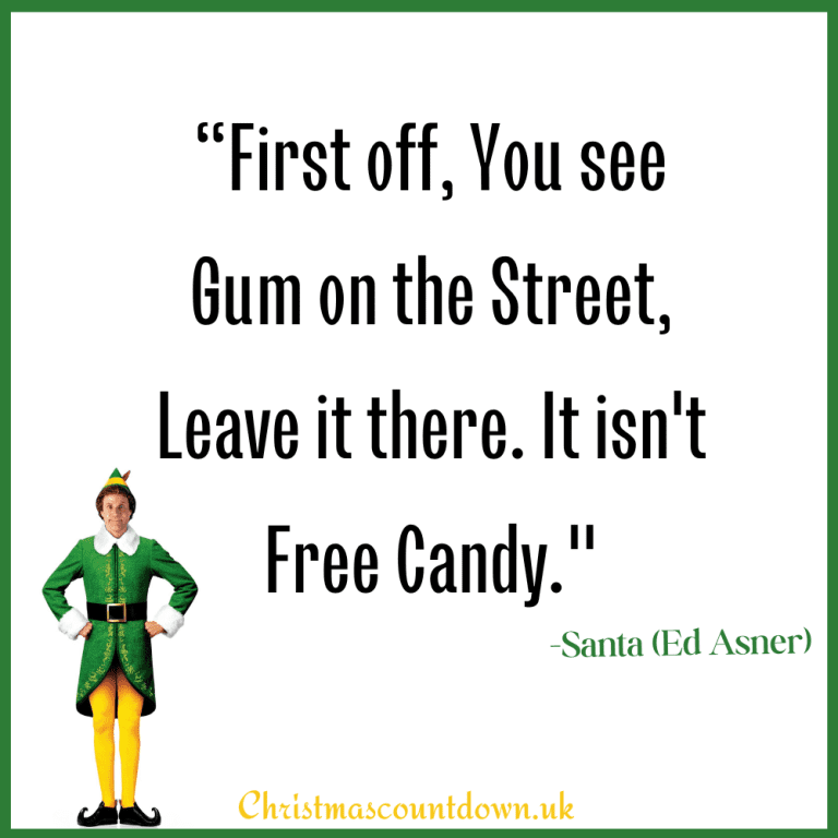 50 Best Buddy The Elf Quotes From 'Elf The Movie'