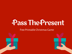 Pass The Present Gift Exchange Dice Game