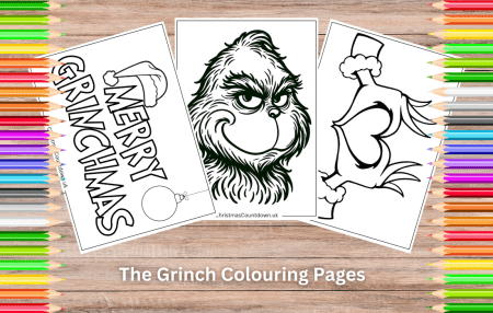 30+ Grinch Colouring Pages - Free & Printable