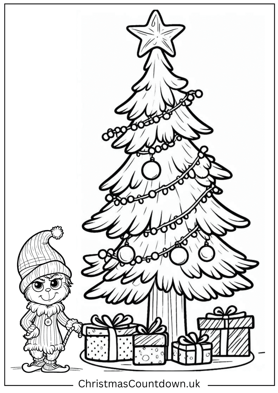 30+ Grinch Colouring Pages - Free & Printable