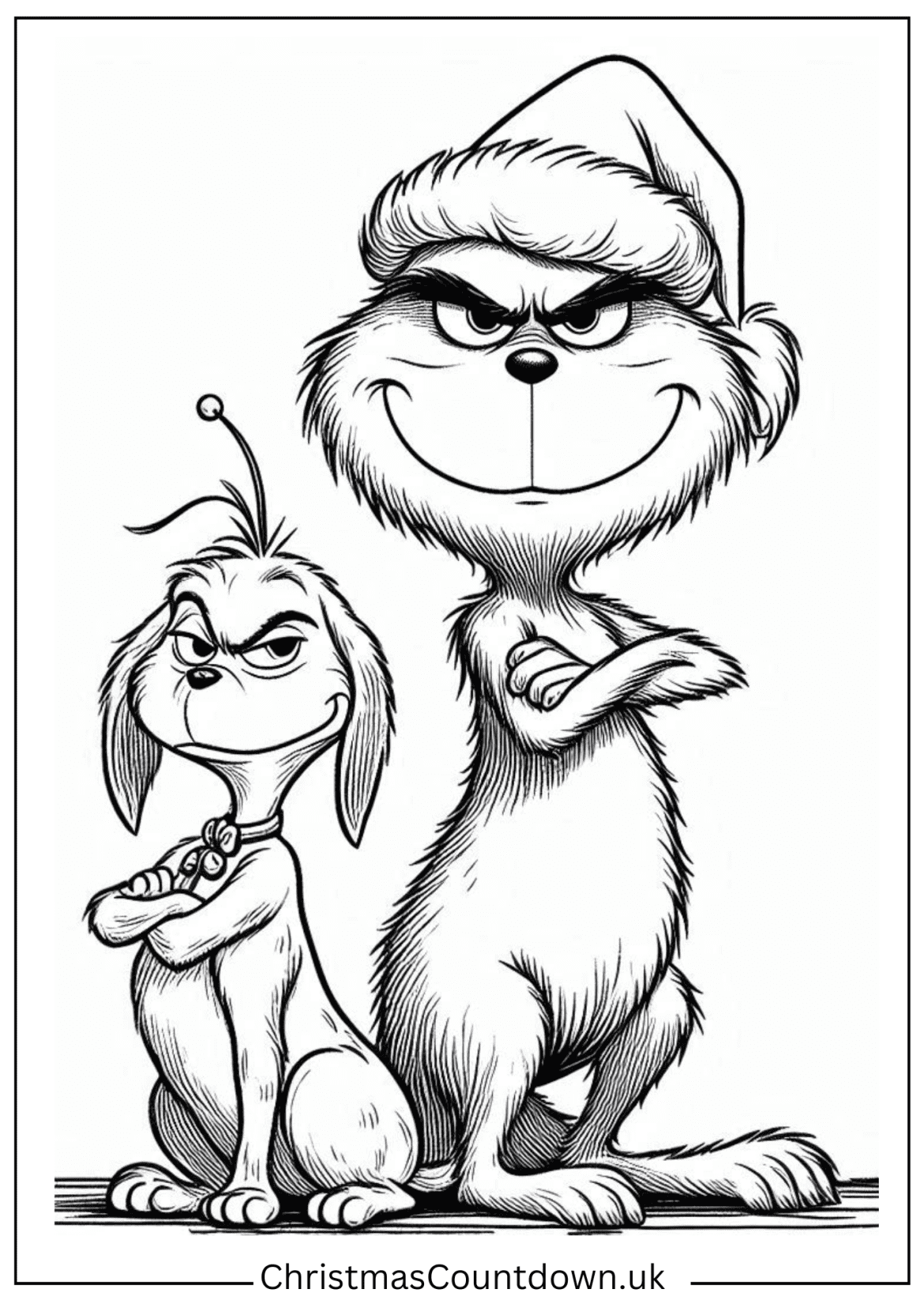 30+ Grinch Colouring Pages - Free & Printable