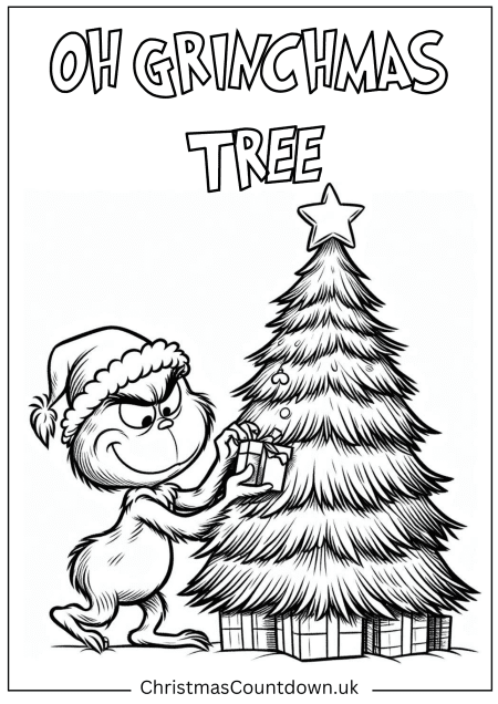 30+ Grinch Colouring Pages - Free & Printable