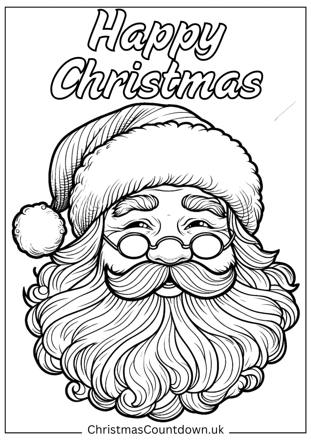100 Christmas Colouring Pages - Free & Printable