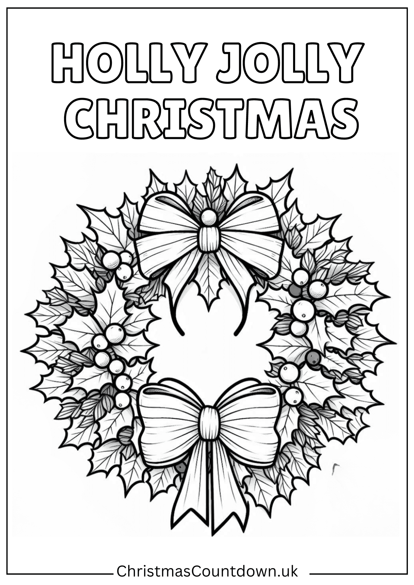 100 Christmas Colouring Pages - Free & Printable